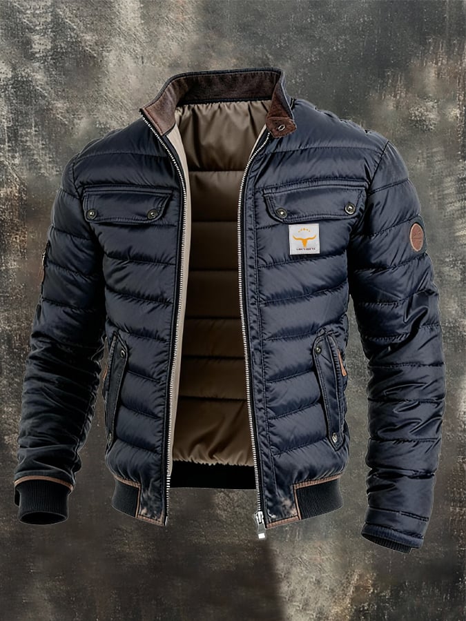 Leon | Gewatteerde Heren Jas – Jongman Mode